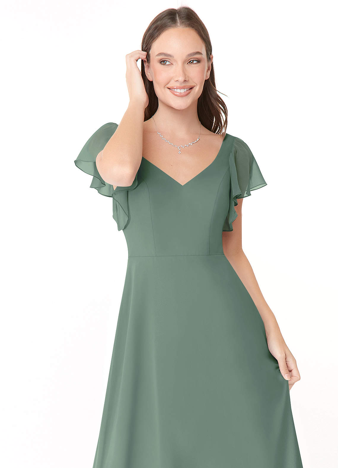 Eucalyptus Azazie Syenna Bridesmaid Dresses | Azazie