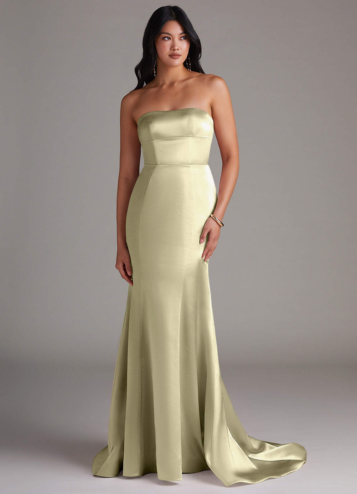 Azazie Aura Moss Green Bridesmaid Dresses | Azazie