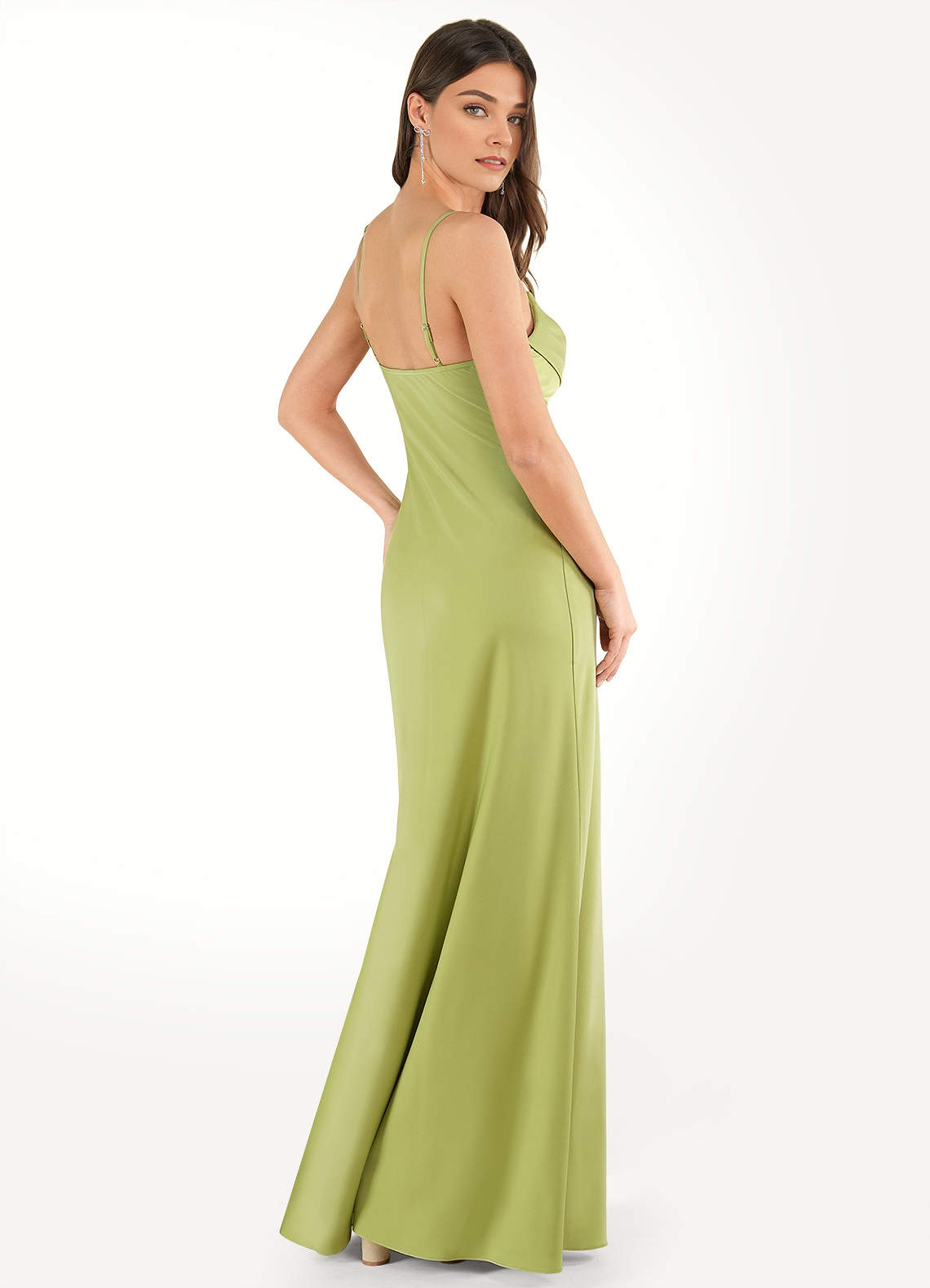 Avery Citron Cowl Maxi Dress Atelier Dresses | Azazie