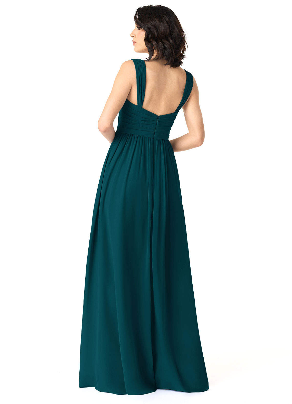 Pine Azazie Evie Bridesmaid Dresses | Azazie