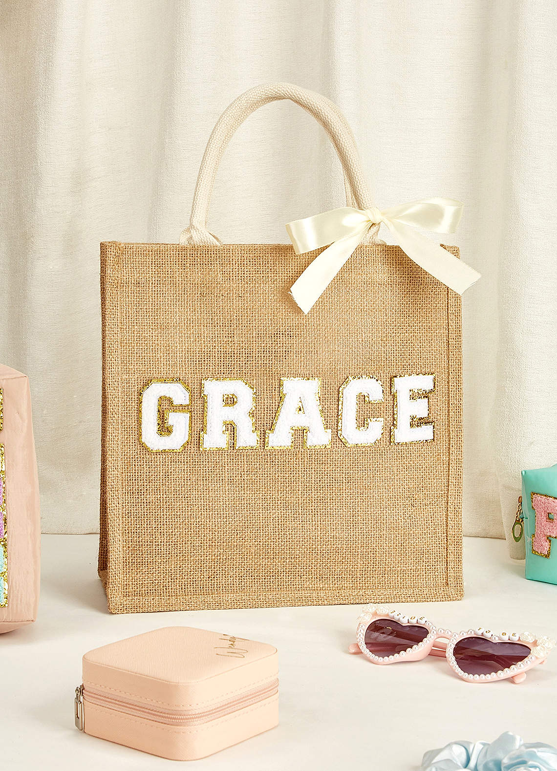 Personalized Jute Tote Bag Gifts | Azazie