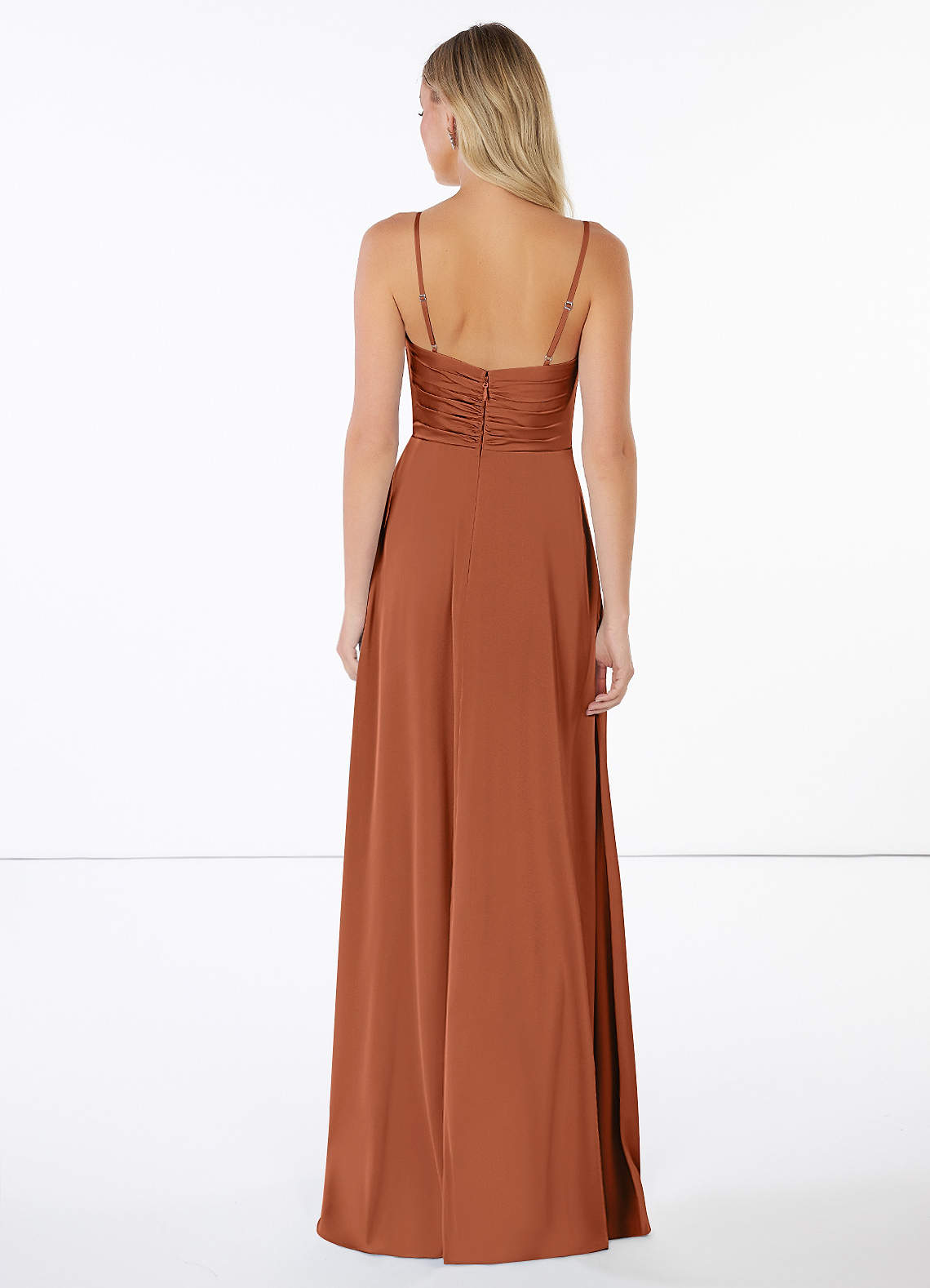 Cedar Rose Azazie Jenna Stretch Satin Dress Bridesmaid Dresses | Azazie