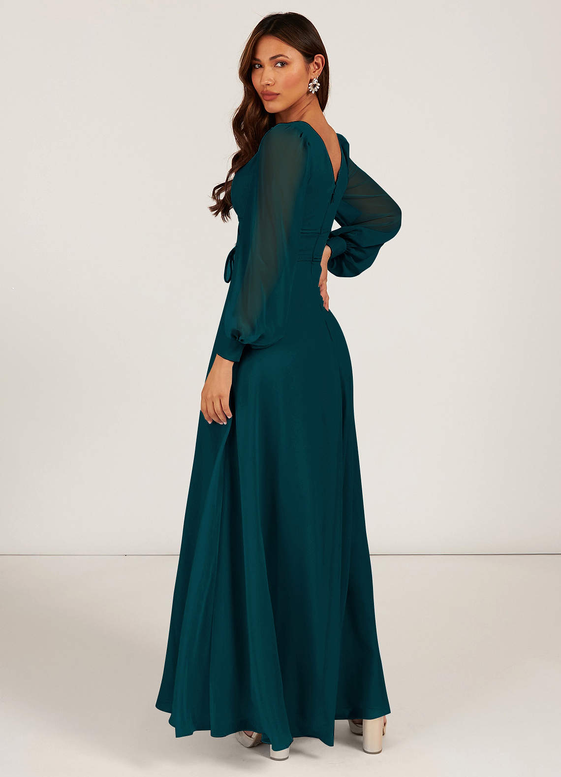 Pine Azazie Sage Bridesmaid Dresses | Azazie