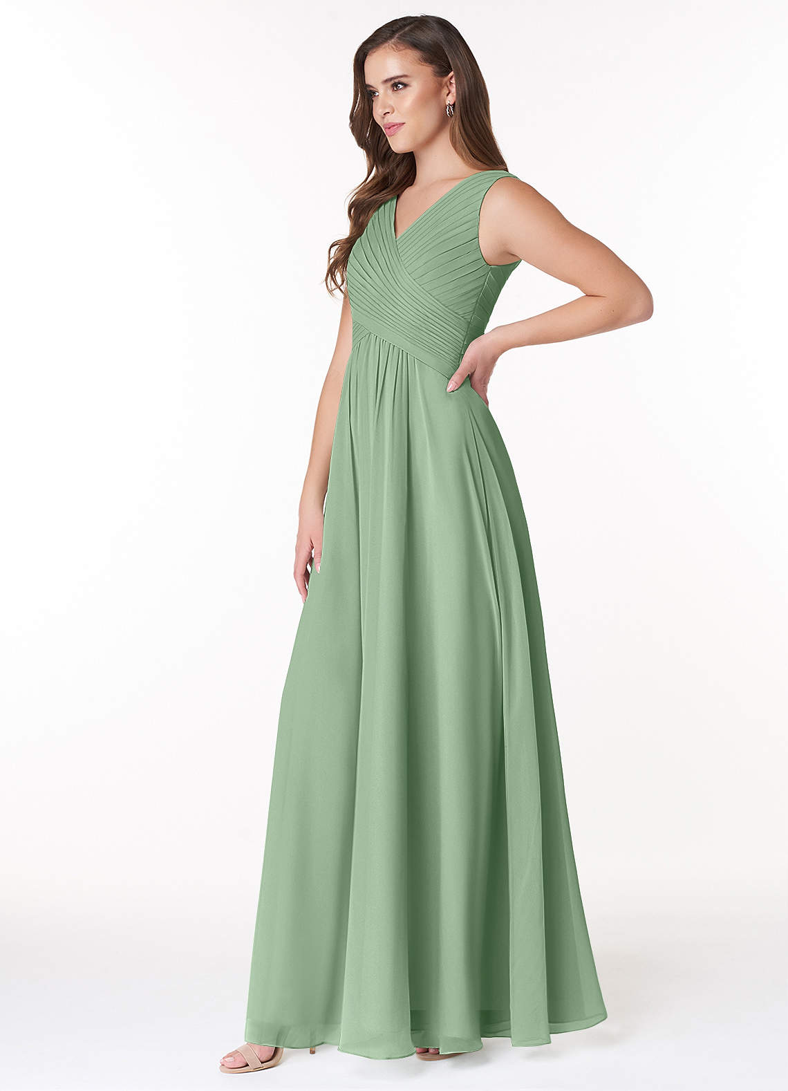 Matcha Azazie Flora Bridesmaid Dresses | Azazie