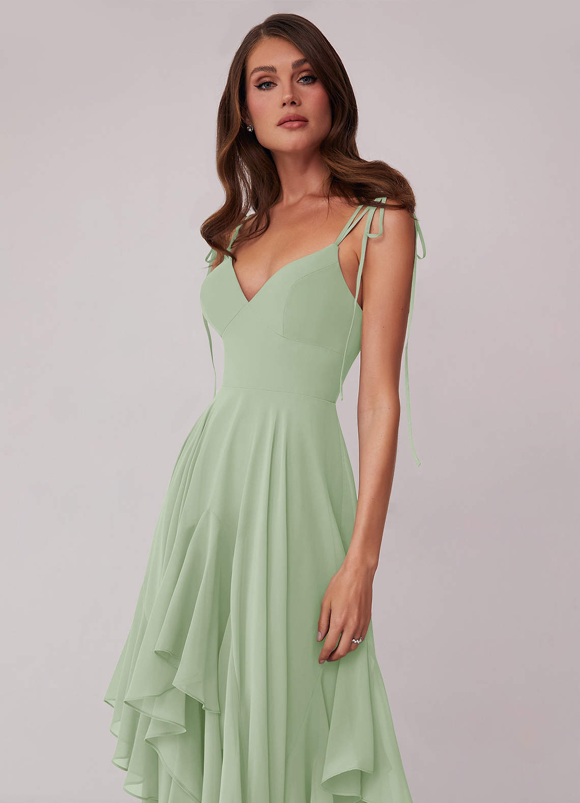 Barbie™ AZAZIE 1004 Dusty Sage Bridesmaid Dresses | Azazie