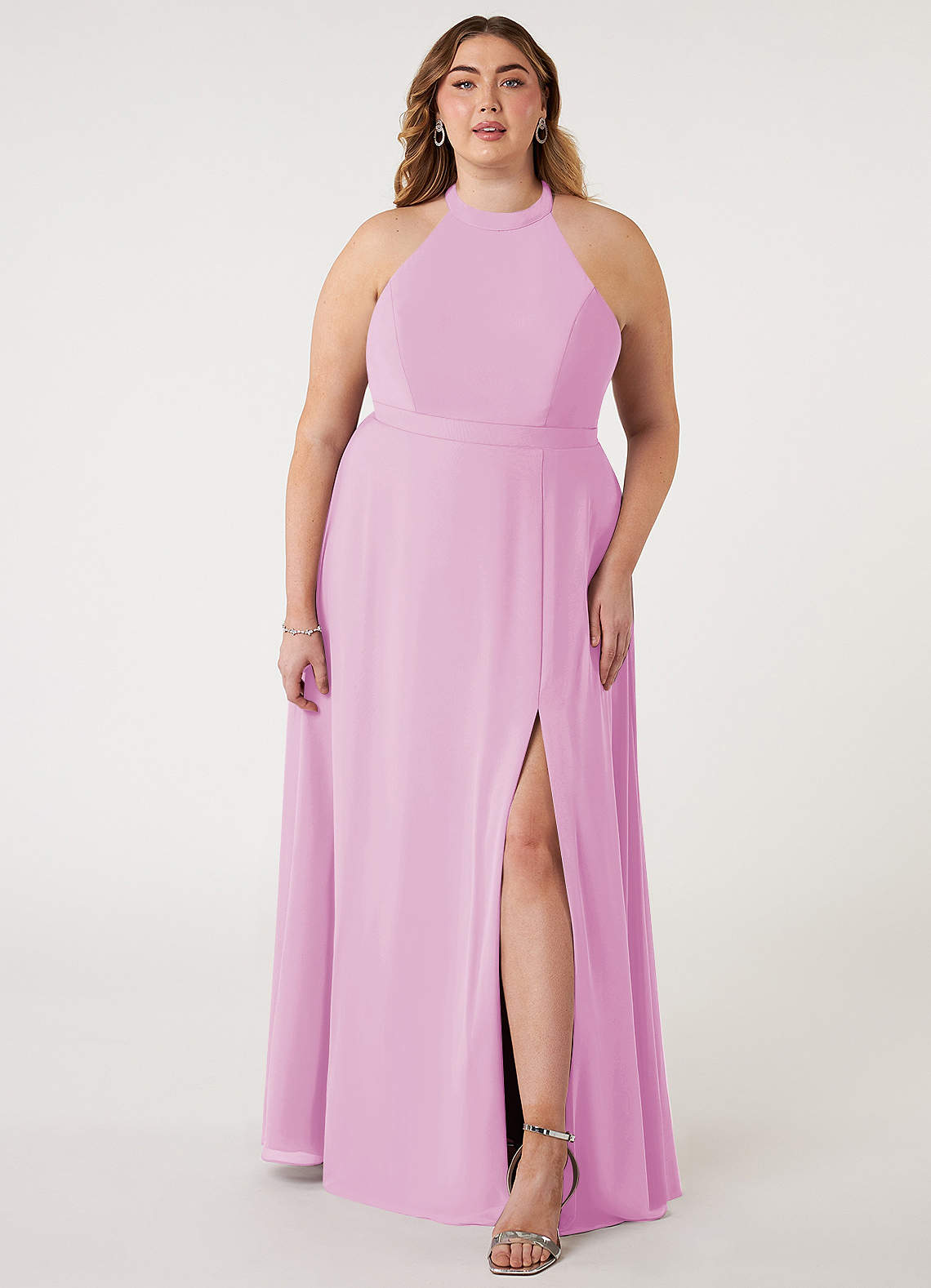 Candy Pink Azazie Clarice Bridesmaid Dresses | Azazie