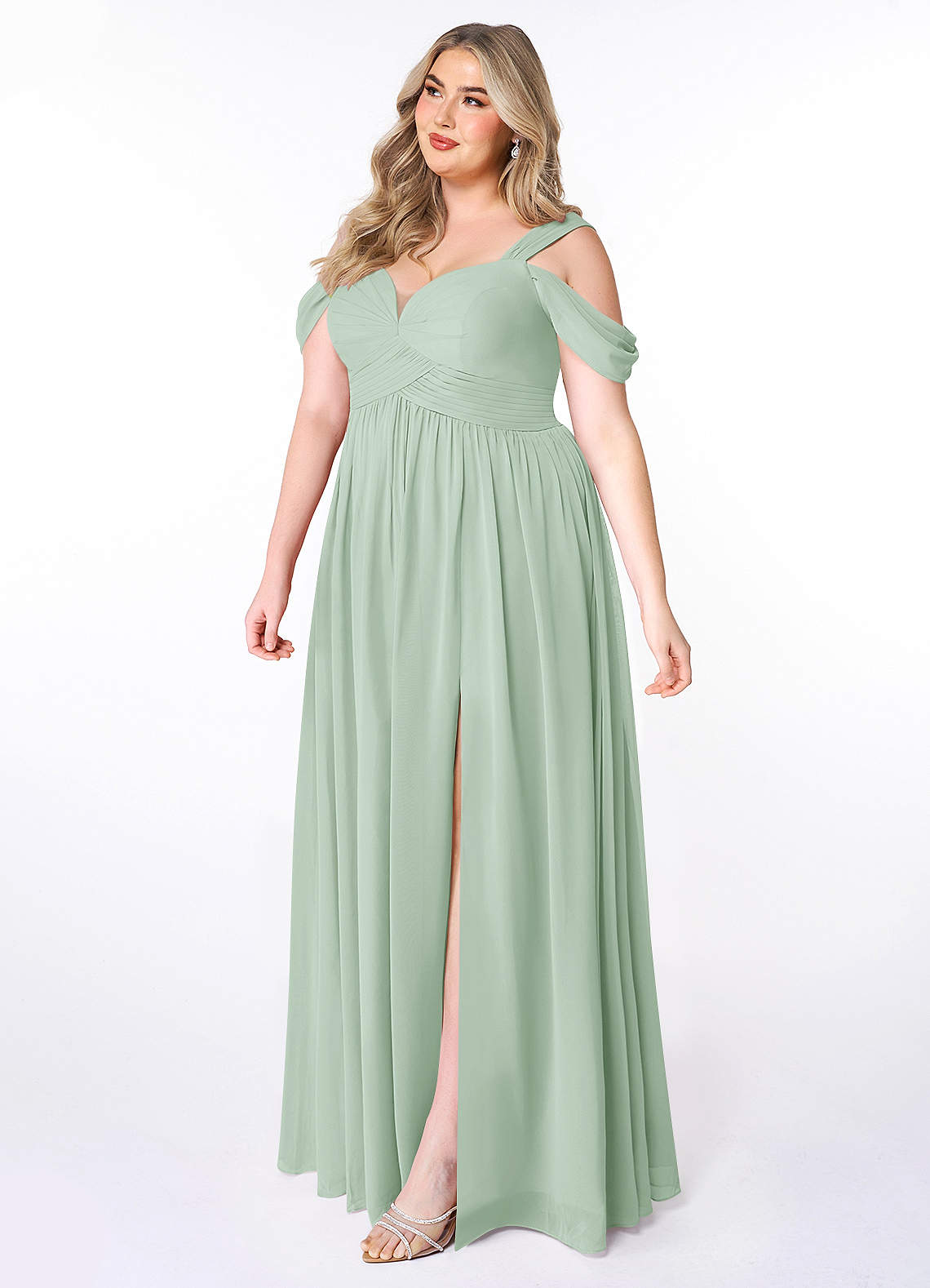 Azazie Lianne Agave Bridesmaid Dresses | Azazie