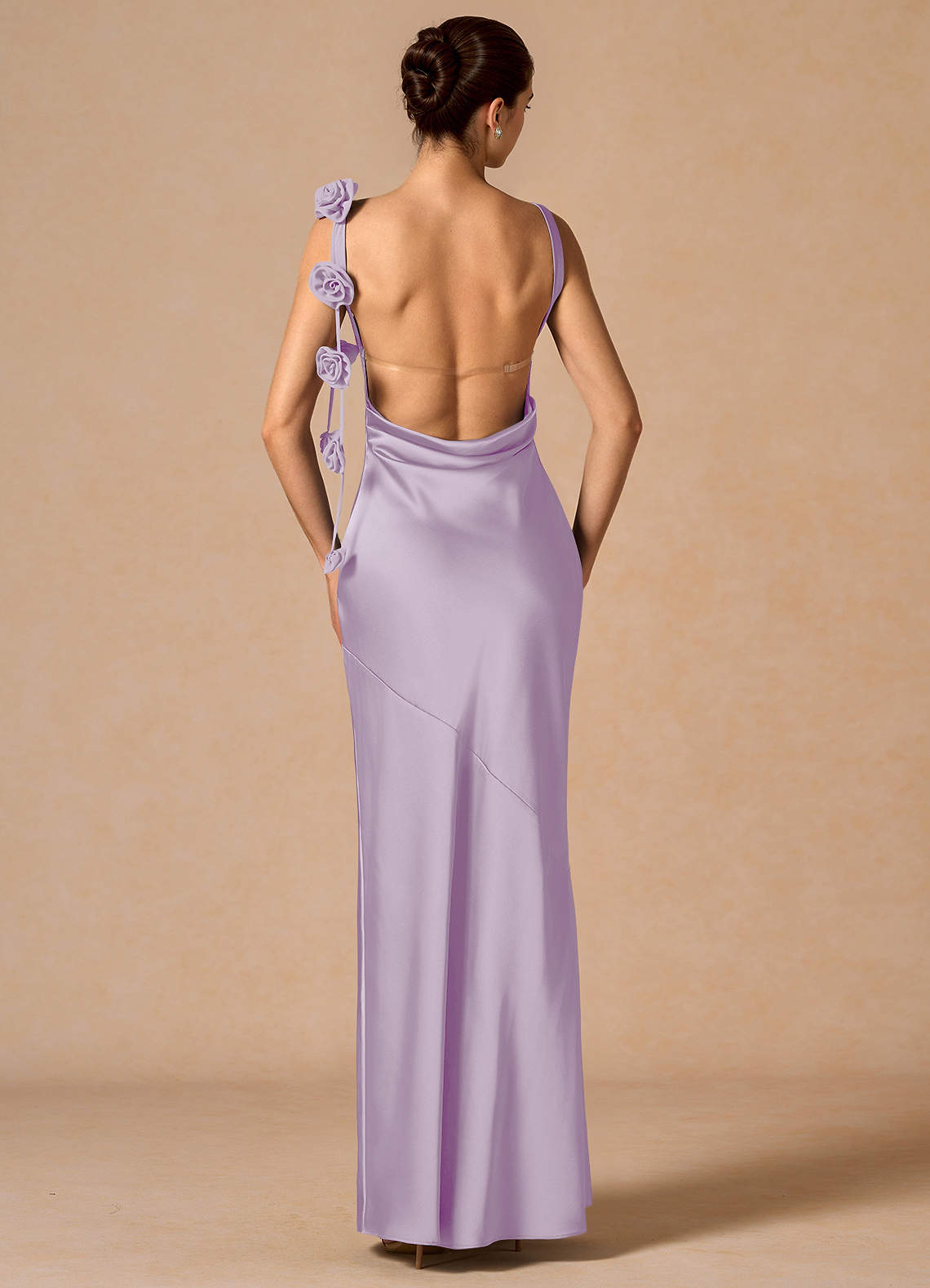 Athelstan Frosted Lilac Maxi Dress | Azazie