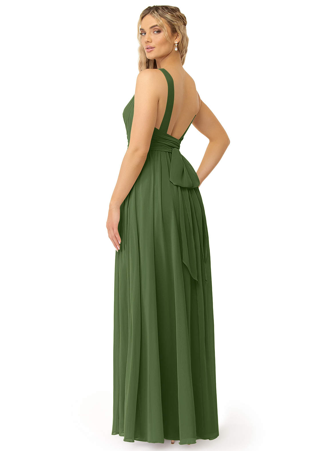 Azazie Kora Olive Bridesmaid Dresses | Azazie