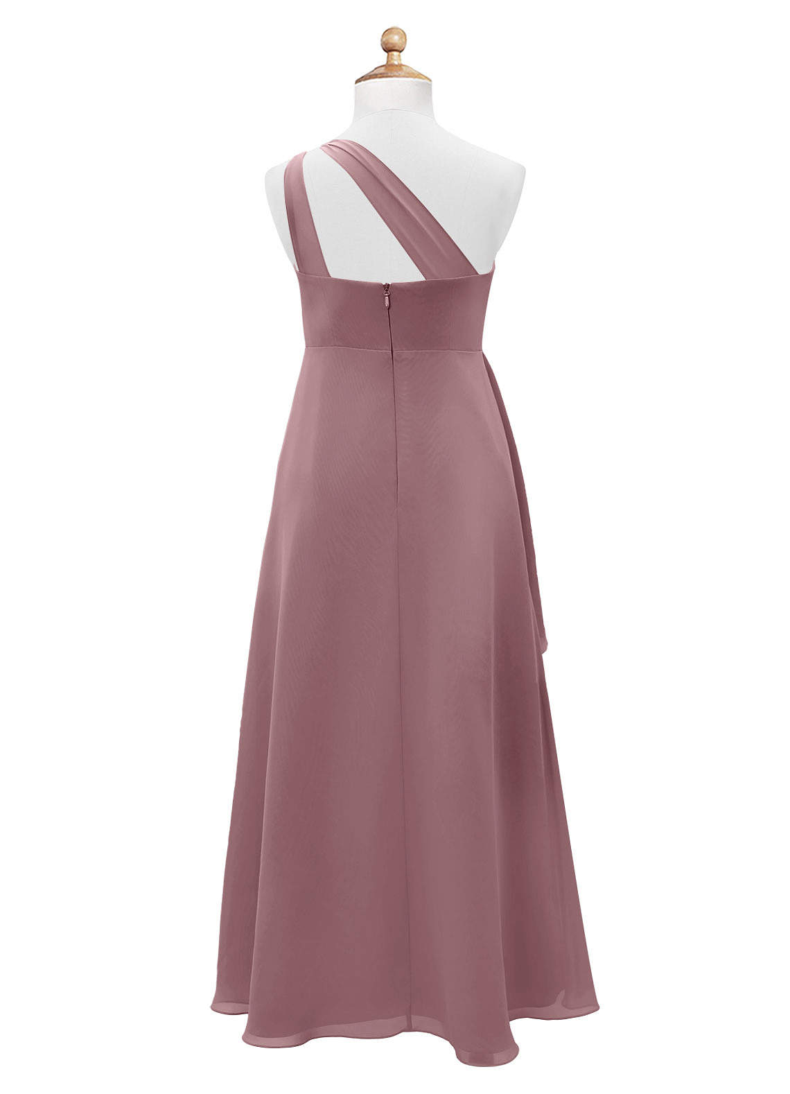 Azazie Maive Junior Bridesmaid Dress in Dusty Rose | Azazie
