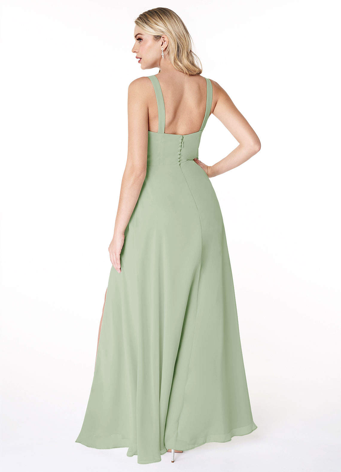 Azazie Jay Dusty Sage Bridesmaid Dresses | Azazie