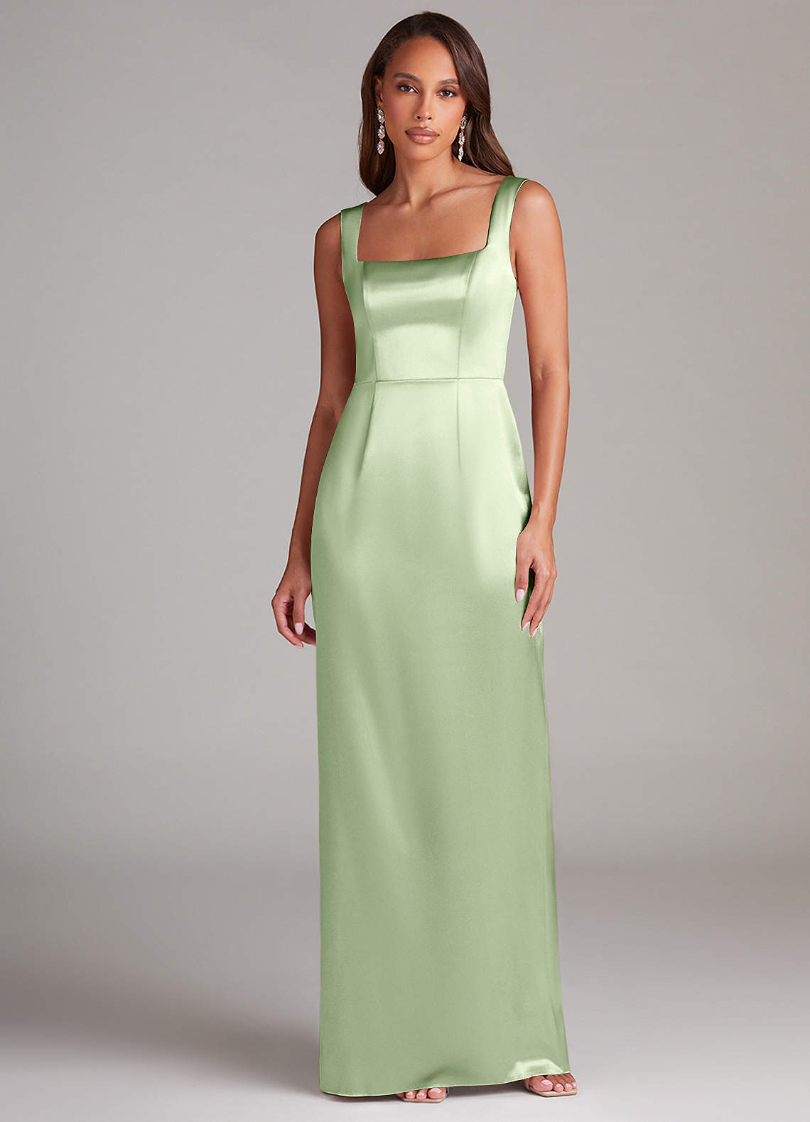 Azazie Flori Dusty Sage Bridesmaid Dresses | Azazie