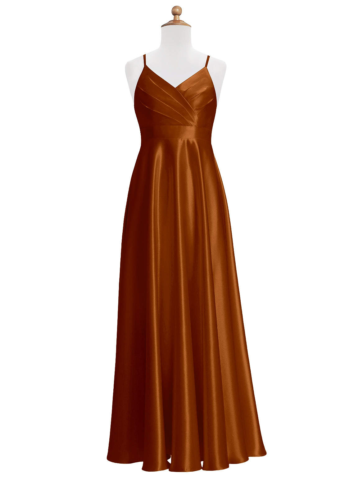 Azazie Avelina Junior Bridesmaid Dress in Copper | Azazie