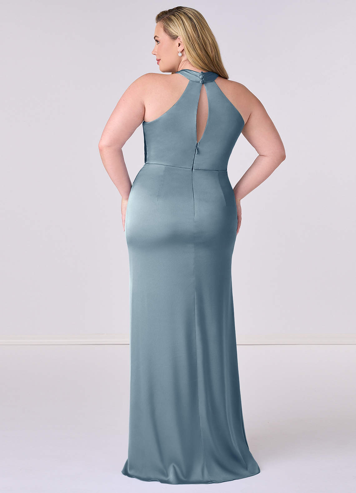 Dusty Blue Barbie™ AZAZIE 1006 Bridesmaid Dresses | Azazie