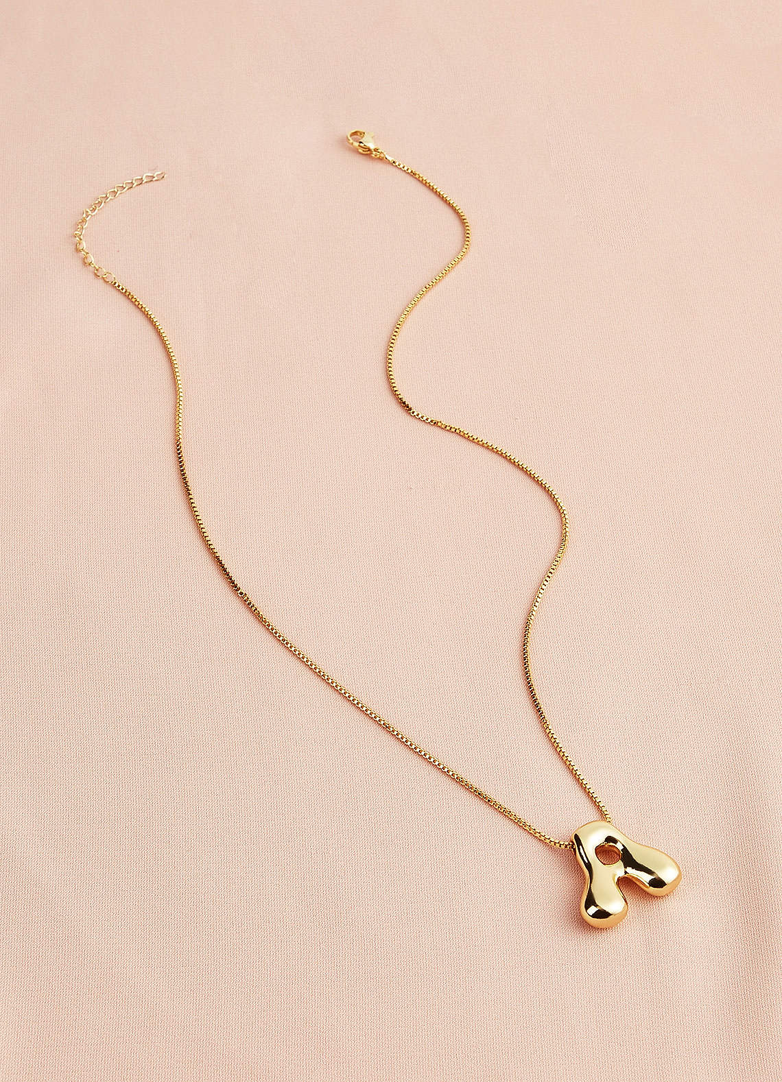 Bubble Letter Pendant Necklace Gifts | Azazie