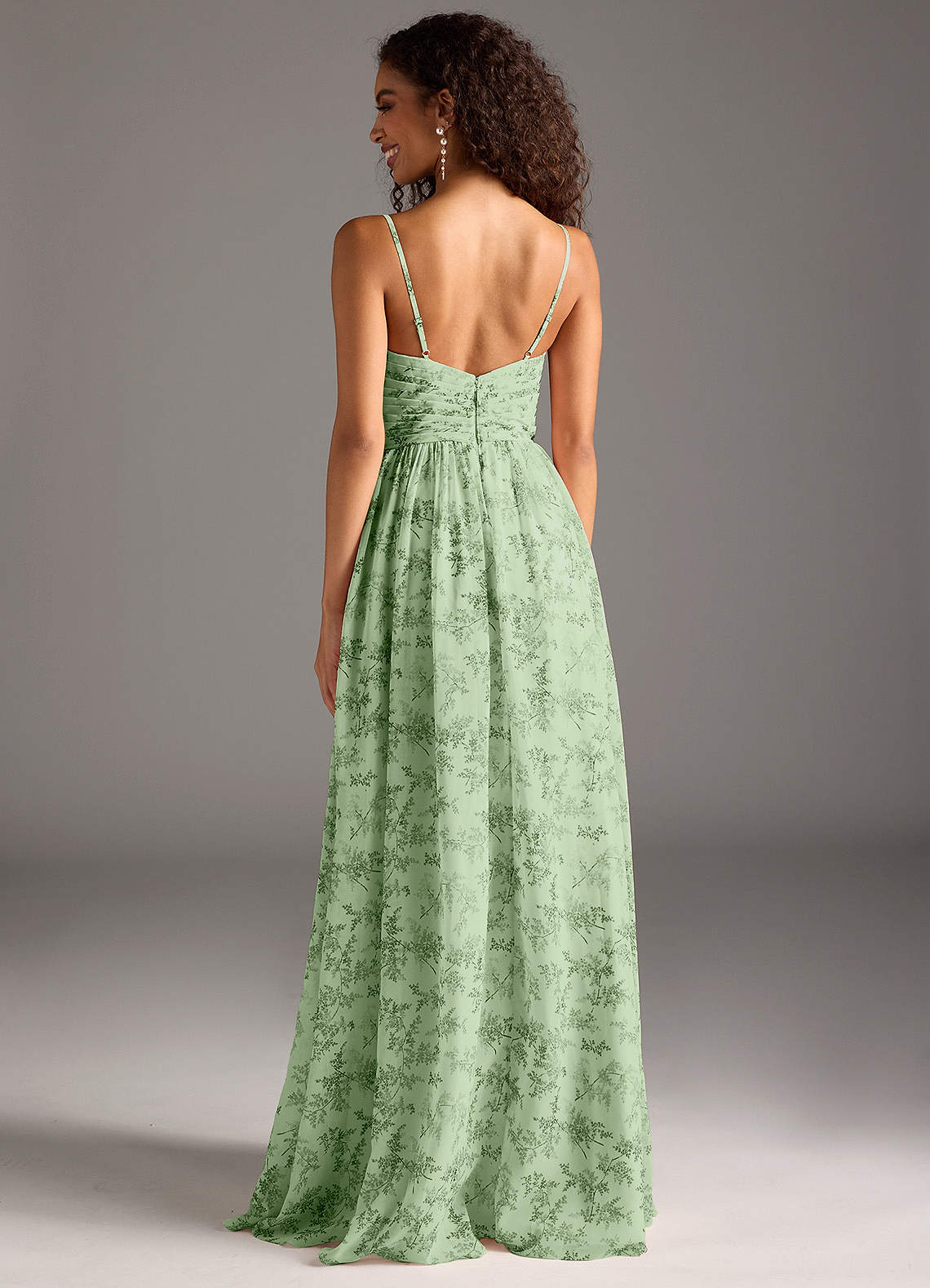 Azazie Alia Green Fern Floral Bridesmaid Dresses | Azazie AU