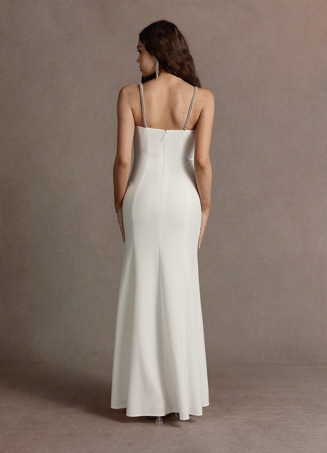 Lucy White Rhinestone Maxi Dress Atelier Dresses | Azazie