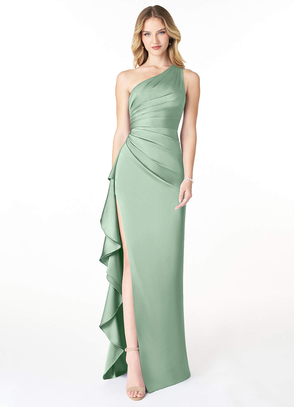 Azazie Latrice Agave Bridesmaid Dresses | Azazie UK