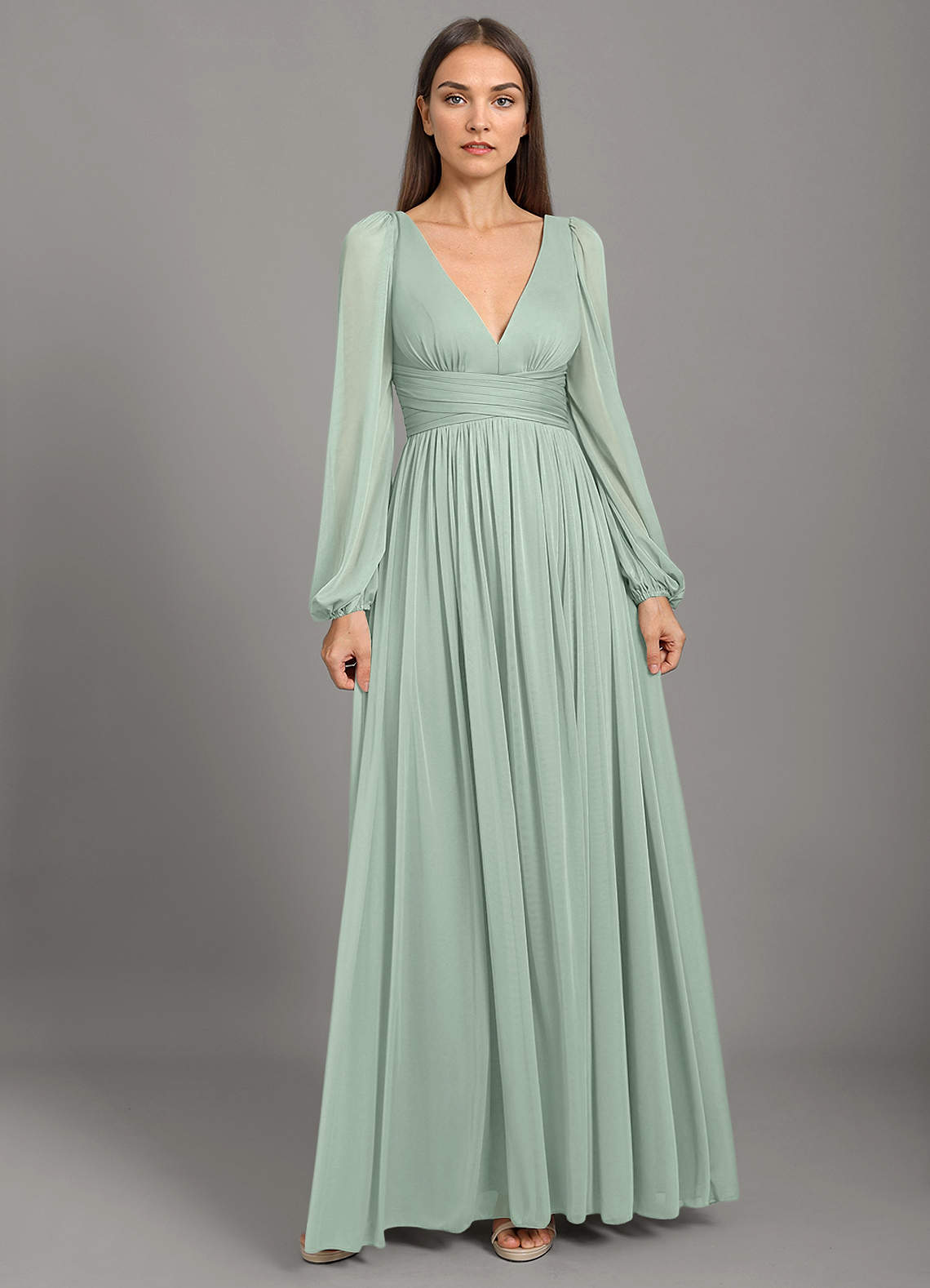 Azazie Norah Agave Bridesmaid Dresses | Azazie