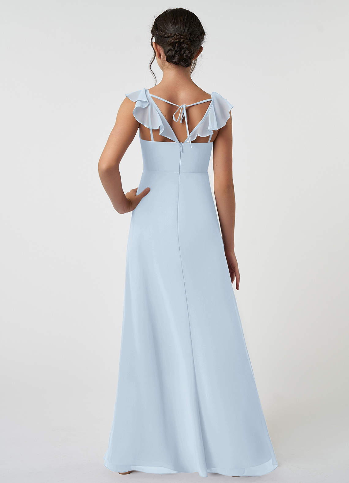 Mist Azazie Amada JBD Junior Bridesmaid Dresses | Azazie