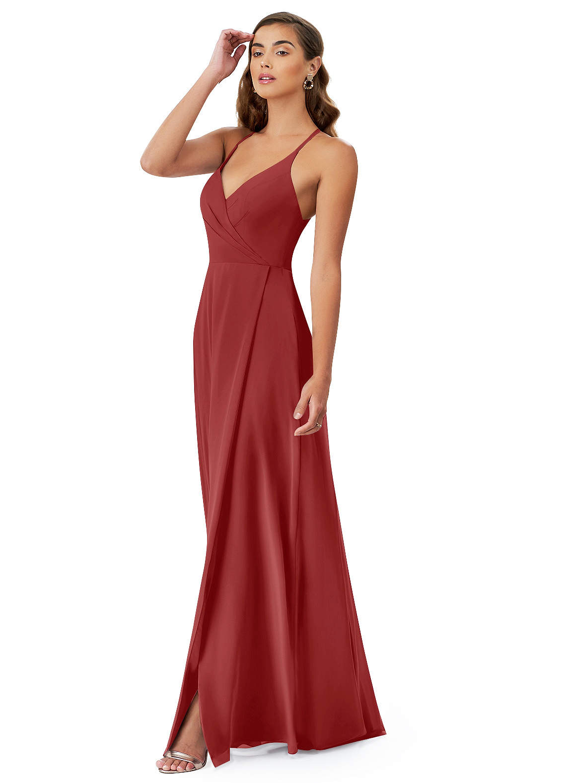 Rust Azazie Davis Bridesmaid Dresses | Azazie