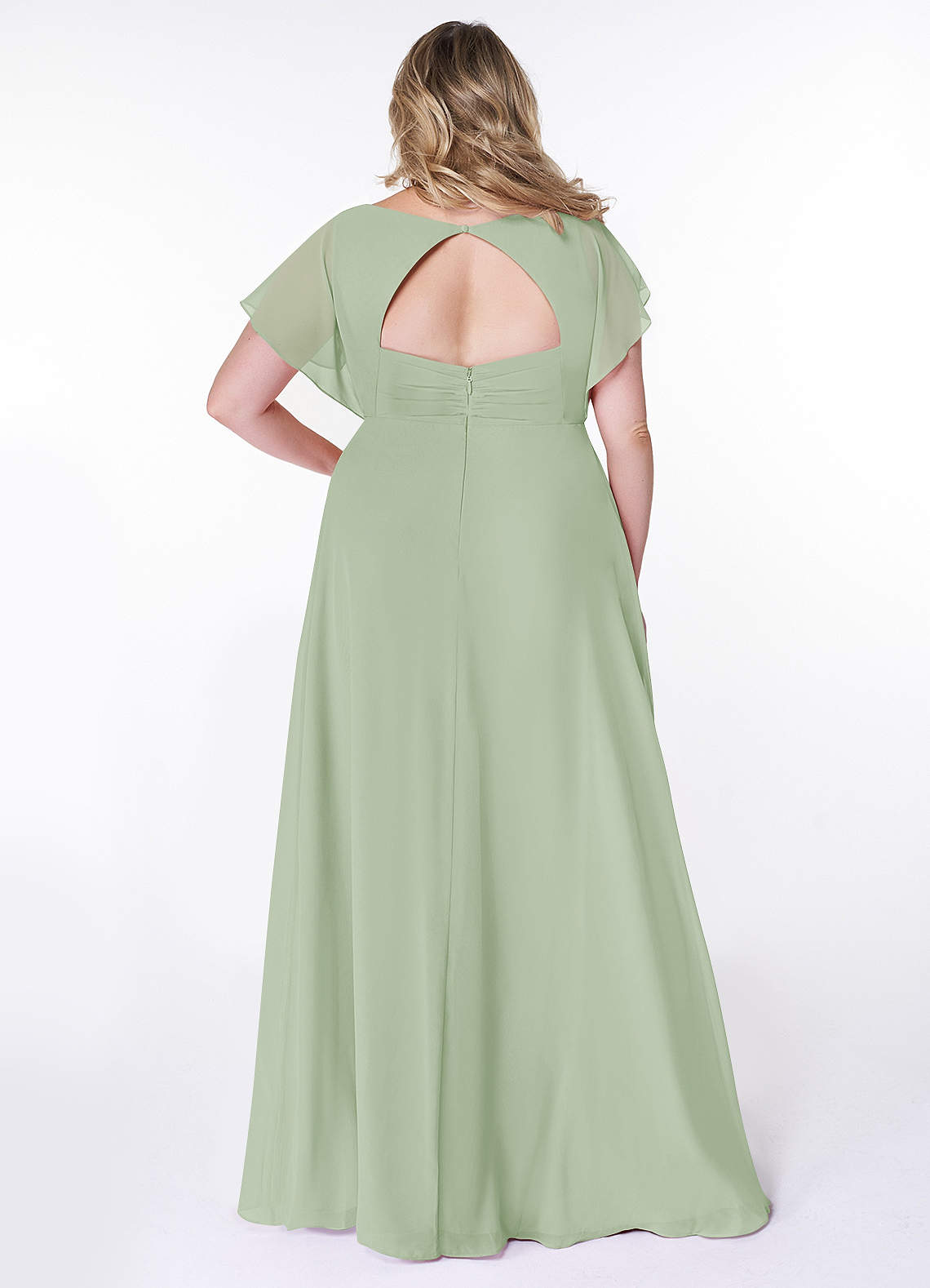 Dusty Sage Azazie Rylee Bridesmaid Dresses | Azazie