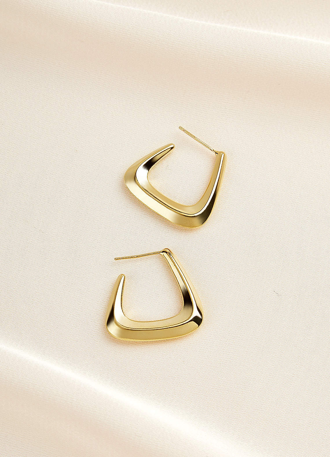 Metal Geometric Hoop Earrings | Azazie