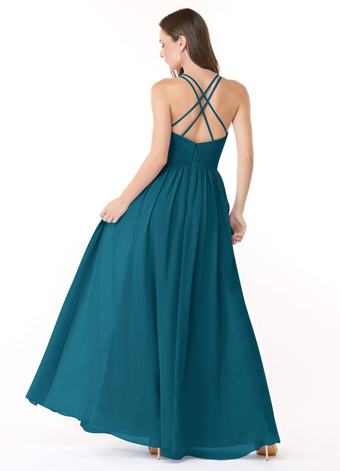 Ink Blue Azazie Jeanna Bridesmaid Dresses | Azazie