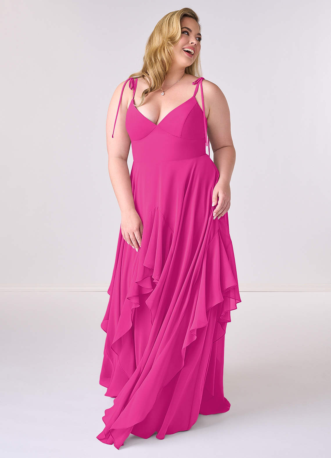 Barbie™ AZAZIE 1004 Fuchsia Bridesmaid Dresses | Azazie