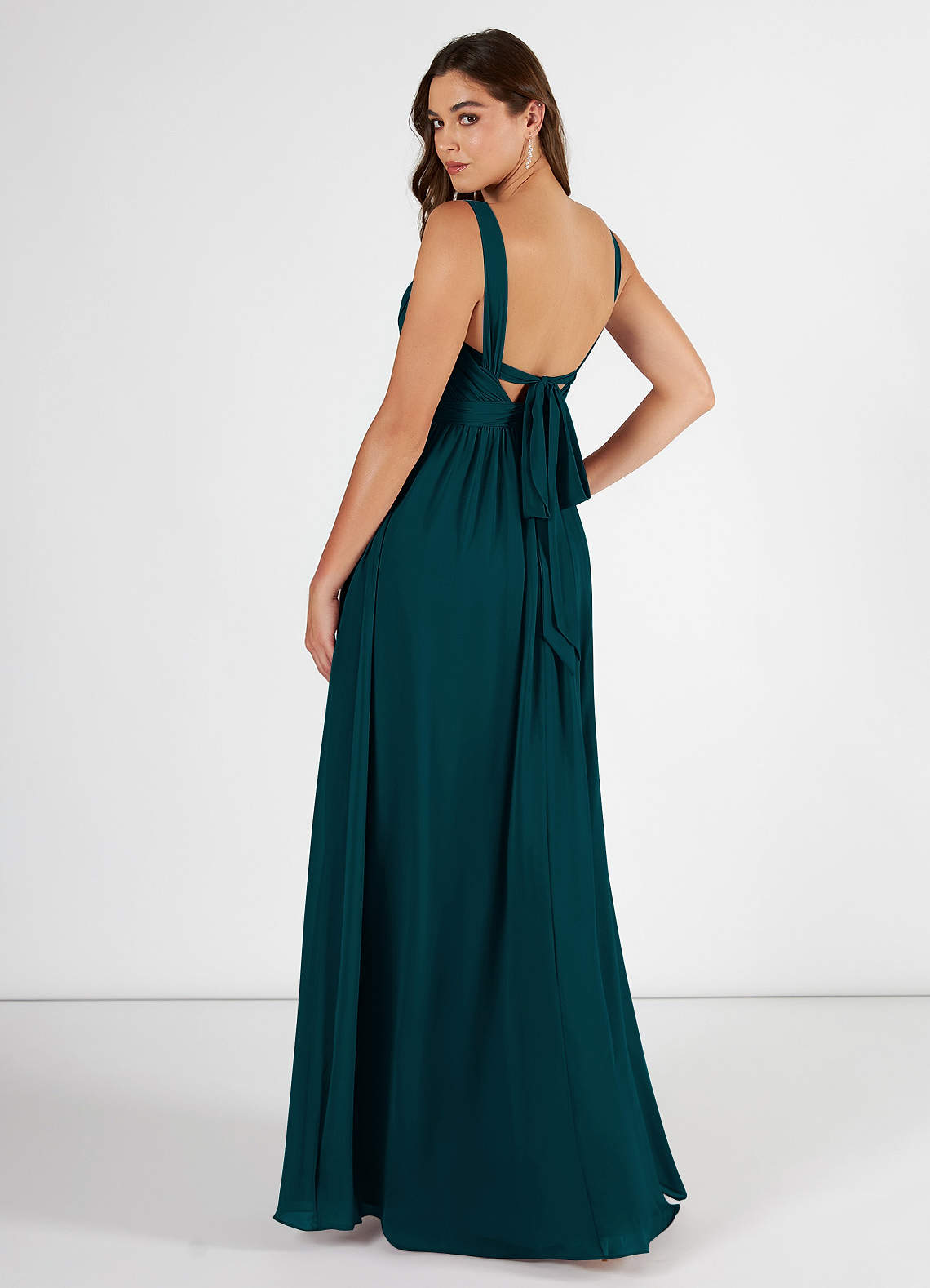 Pine Azazie Aziza Bridesmaid Dresses | Azazie