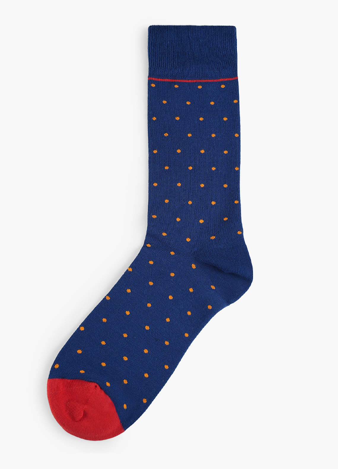 Contrast Polka Dot Dress Socks | Azazie