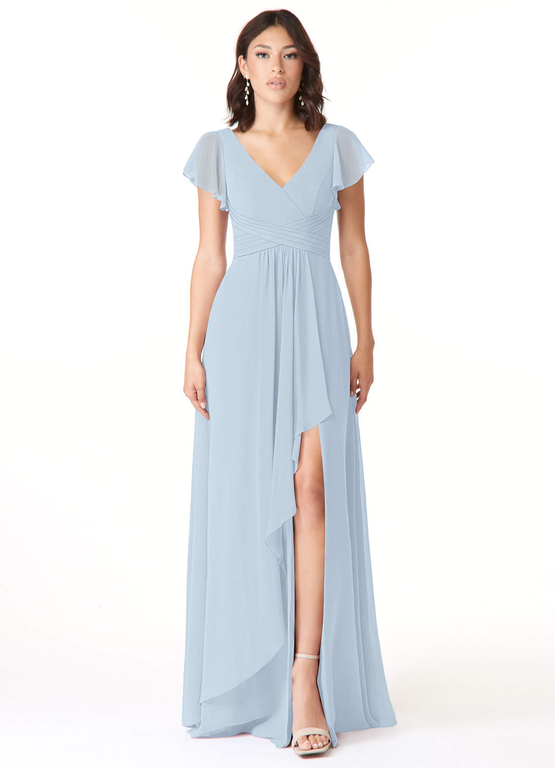 Azazie Omari Mist Bridesmaid Dresses | Azazie