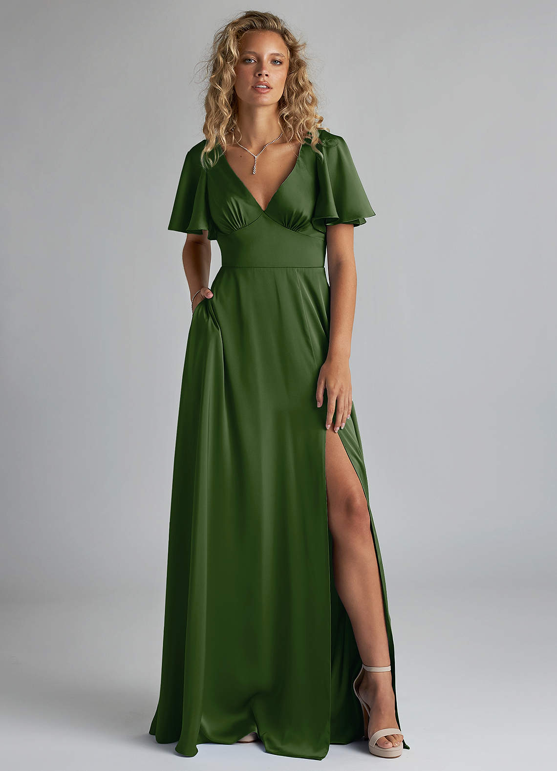 Azazie Kimber Juniper Bridesmaid Dresses | Azazie