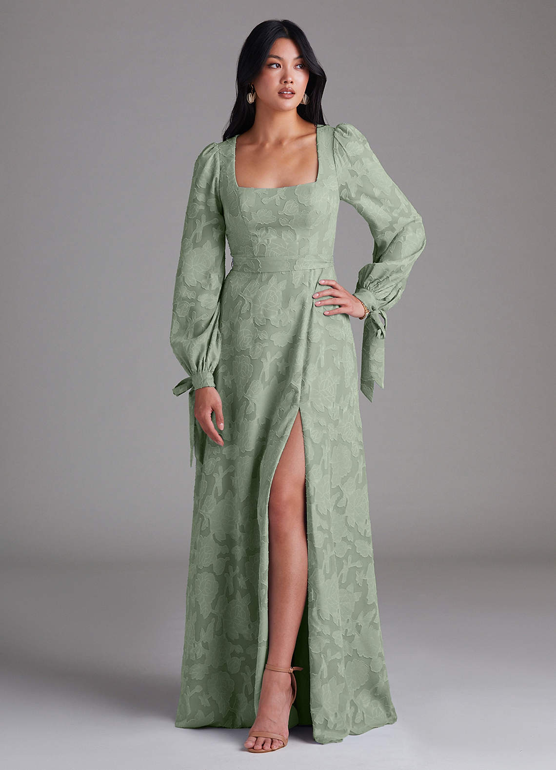 Azazie Leonia Agave Bridesmaid Dresses | Azazie