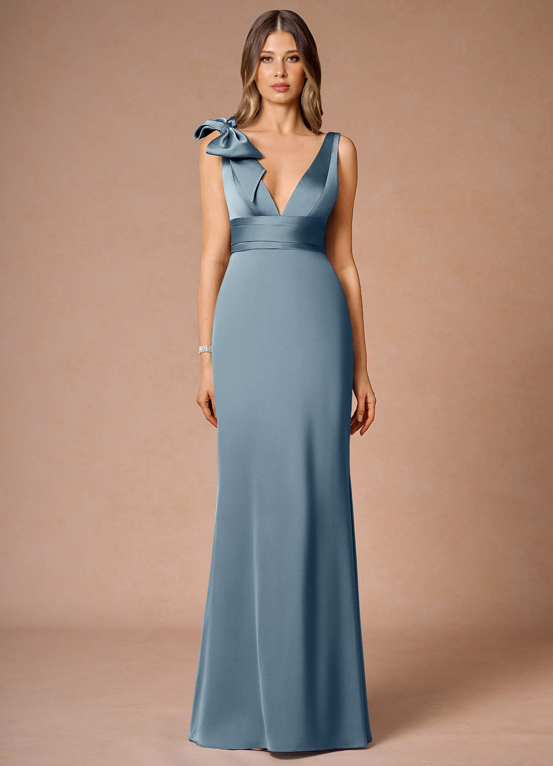 Parisa Powder Blue Maxi Dress | Azazie