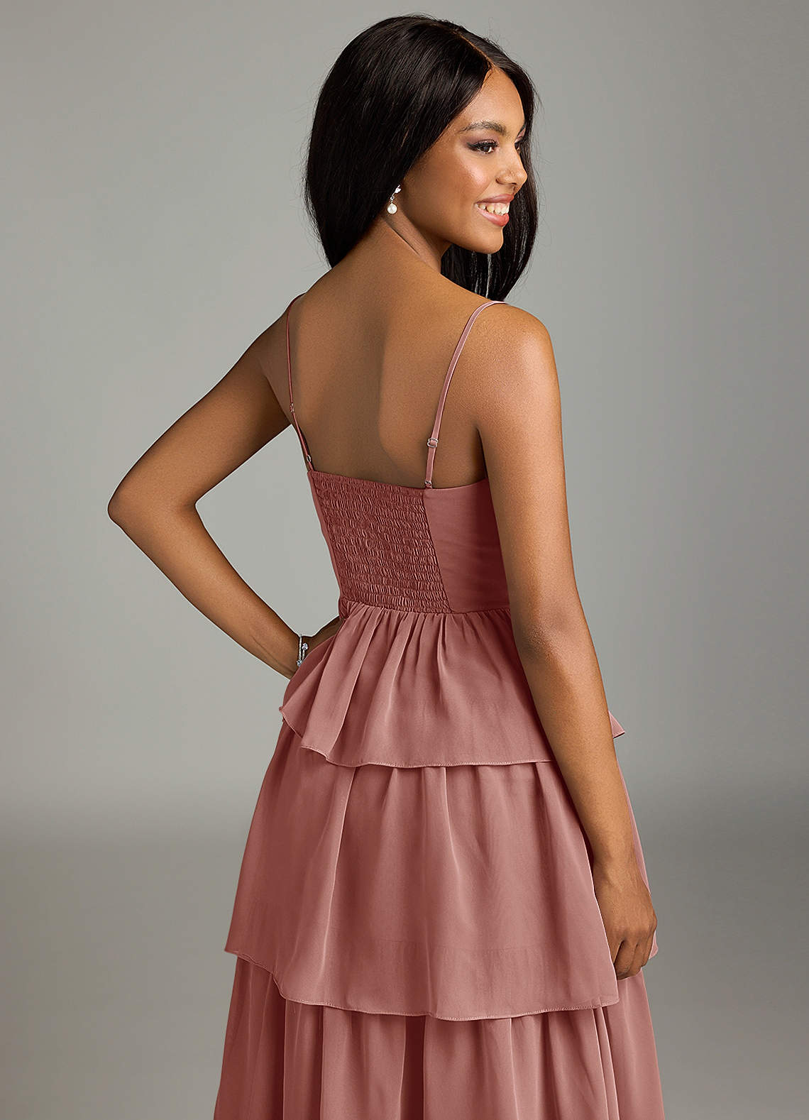 Azazie Kaiden Dusty Rose Bridesmaid Dresses | Azazie