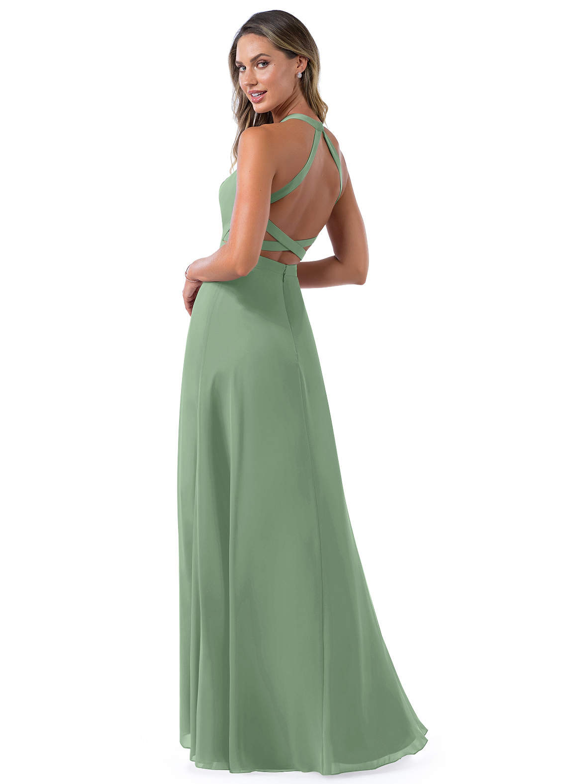 Matcha Azazie Clarice Bridesmaid Dresses | Azazie