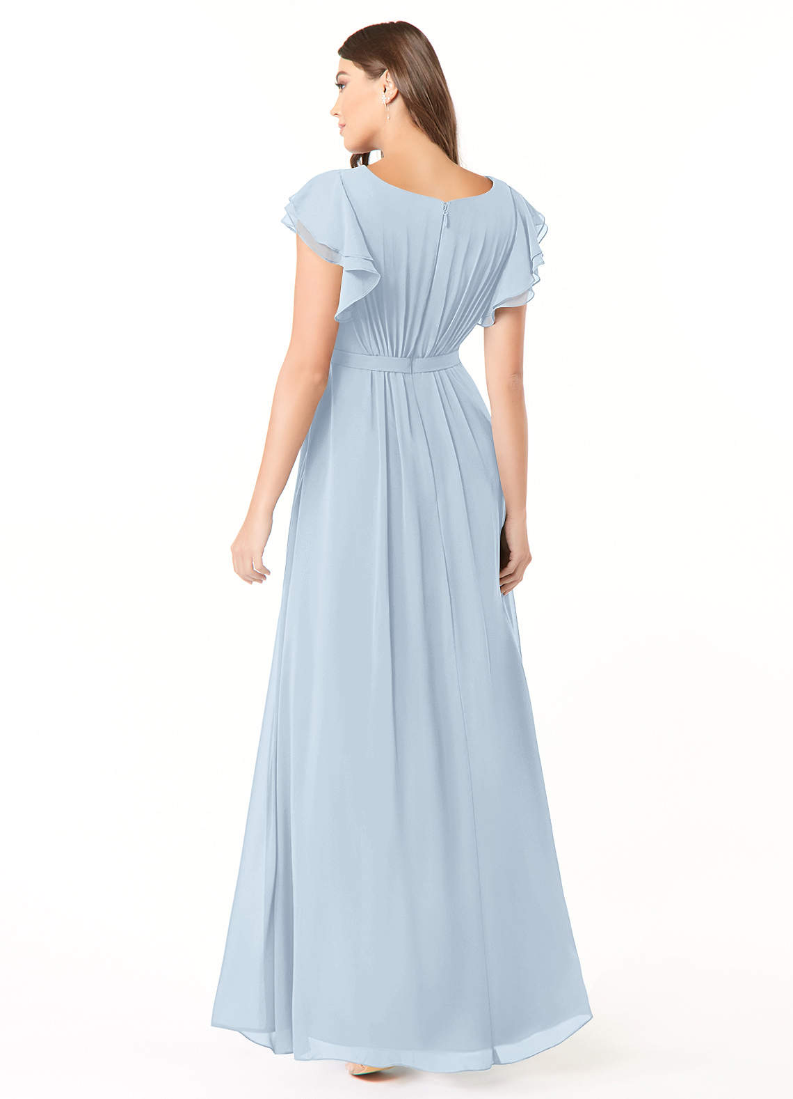 Mist Azazie Daphne Modest Bridesmaid Dresses | Azazie