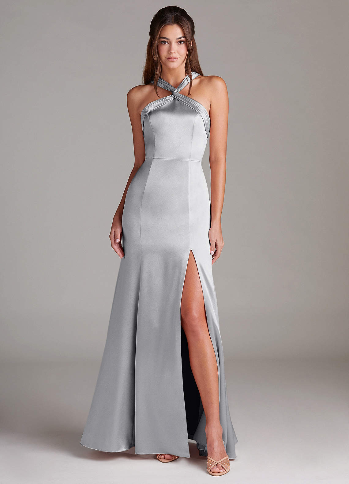 Azazie Rue Silver Bridesmaid Dresses | Azazie