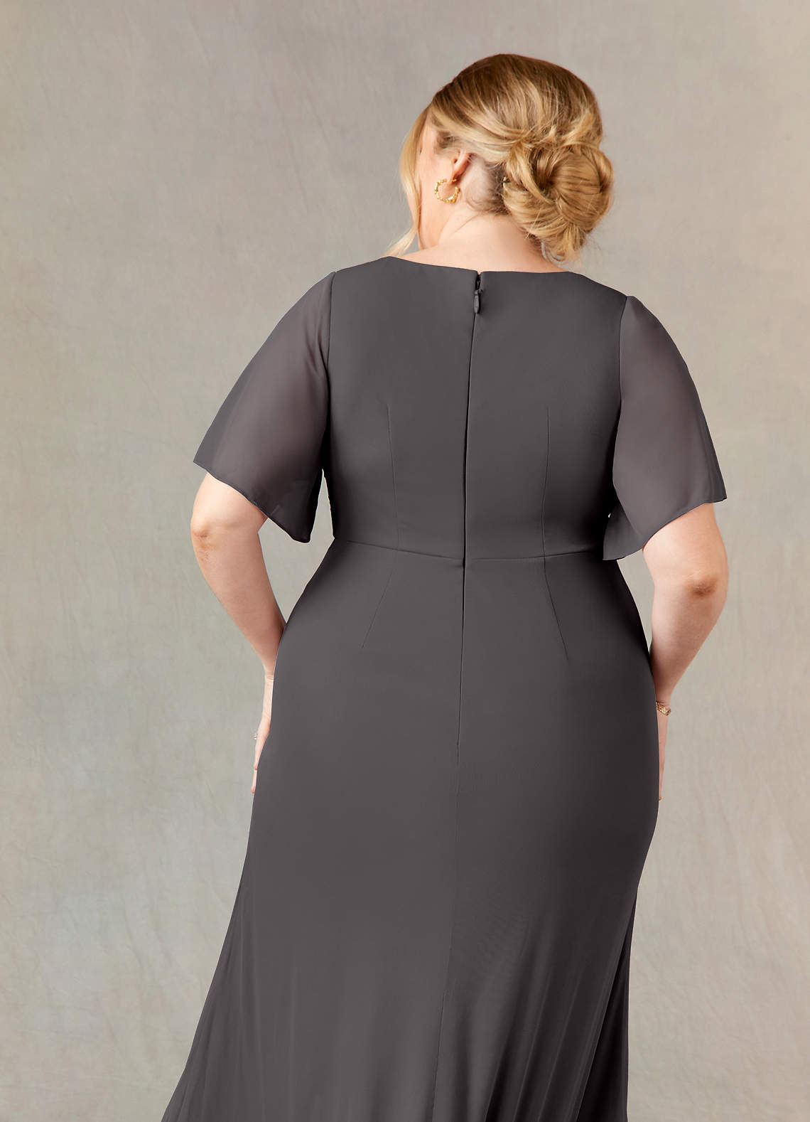 Steel Grey Azazie Selah Mother Of The Bride Dress Mother Of The Bride