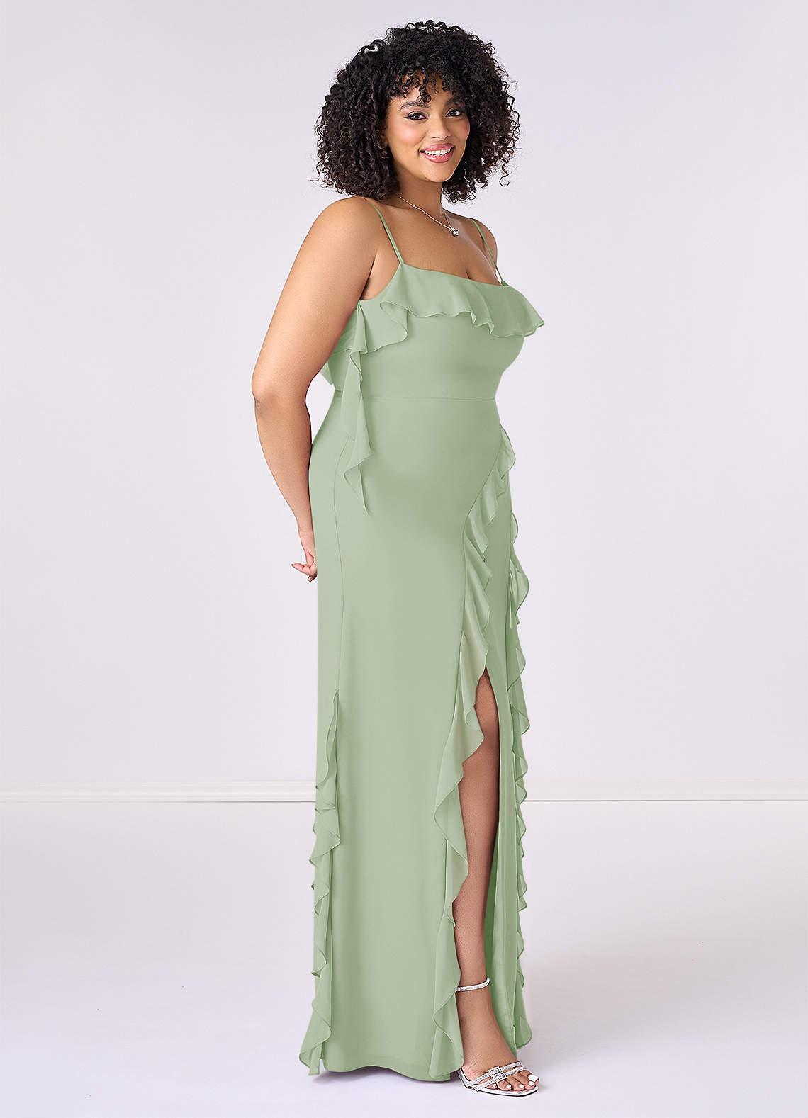 Barbie™ AZAZIE 1001 Dusty Sage Bridesmaid Dresses | Azazie
