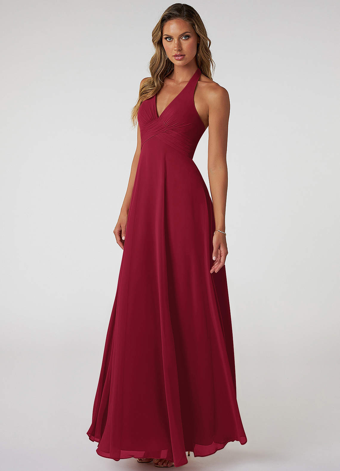 Azazie Tessie Burgundy Bridesmaid Dresses | Azazie