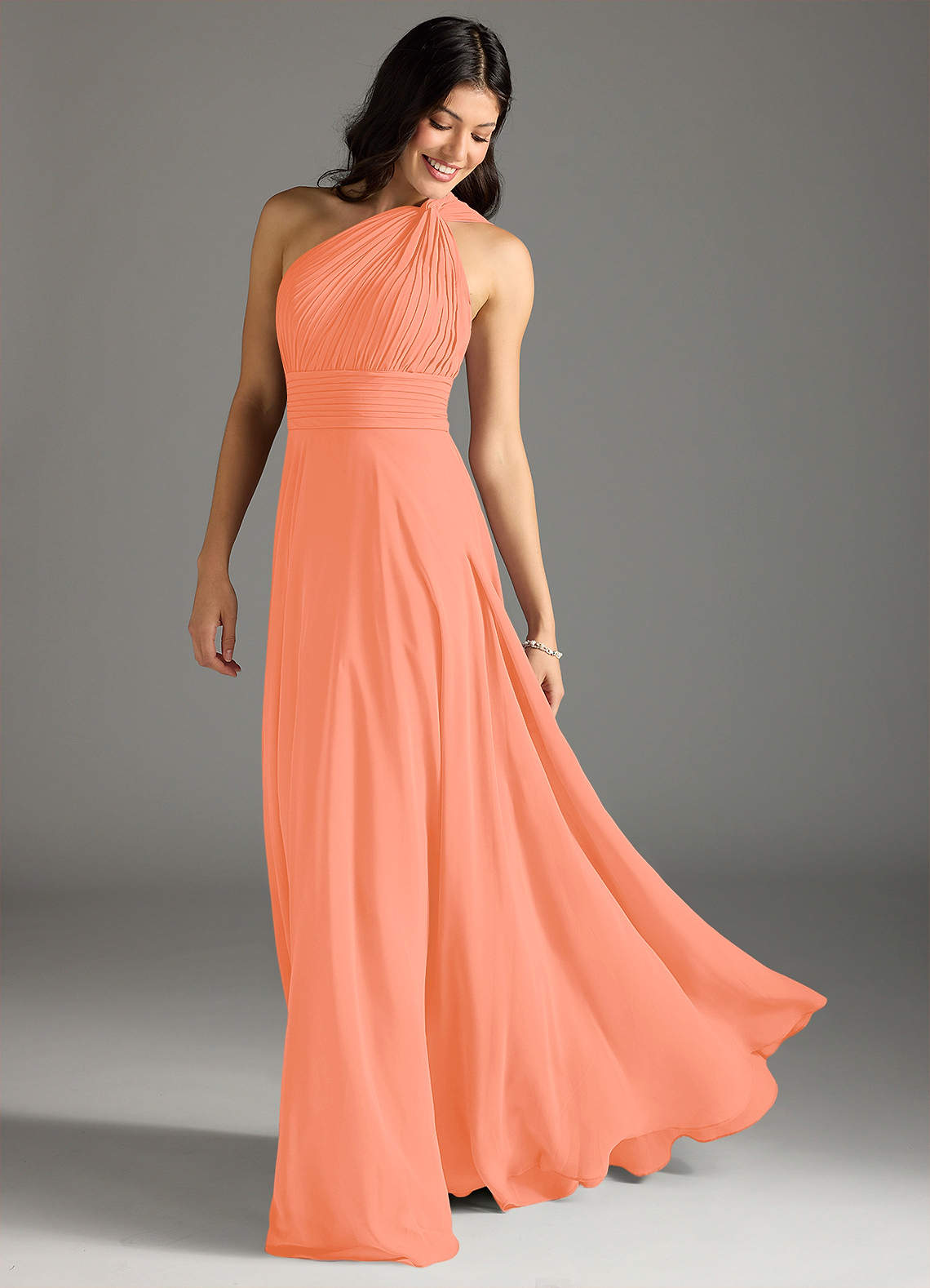 Azazie Charlize Sunset Bridesmaid Dresses | Azazie