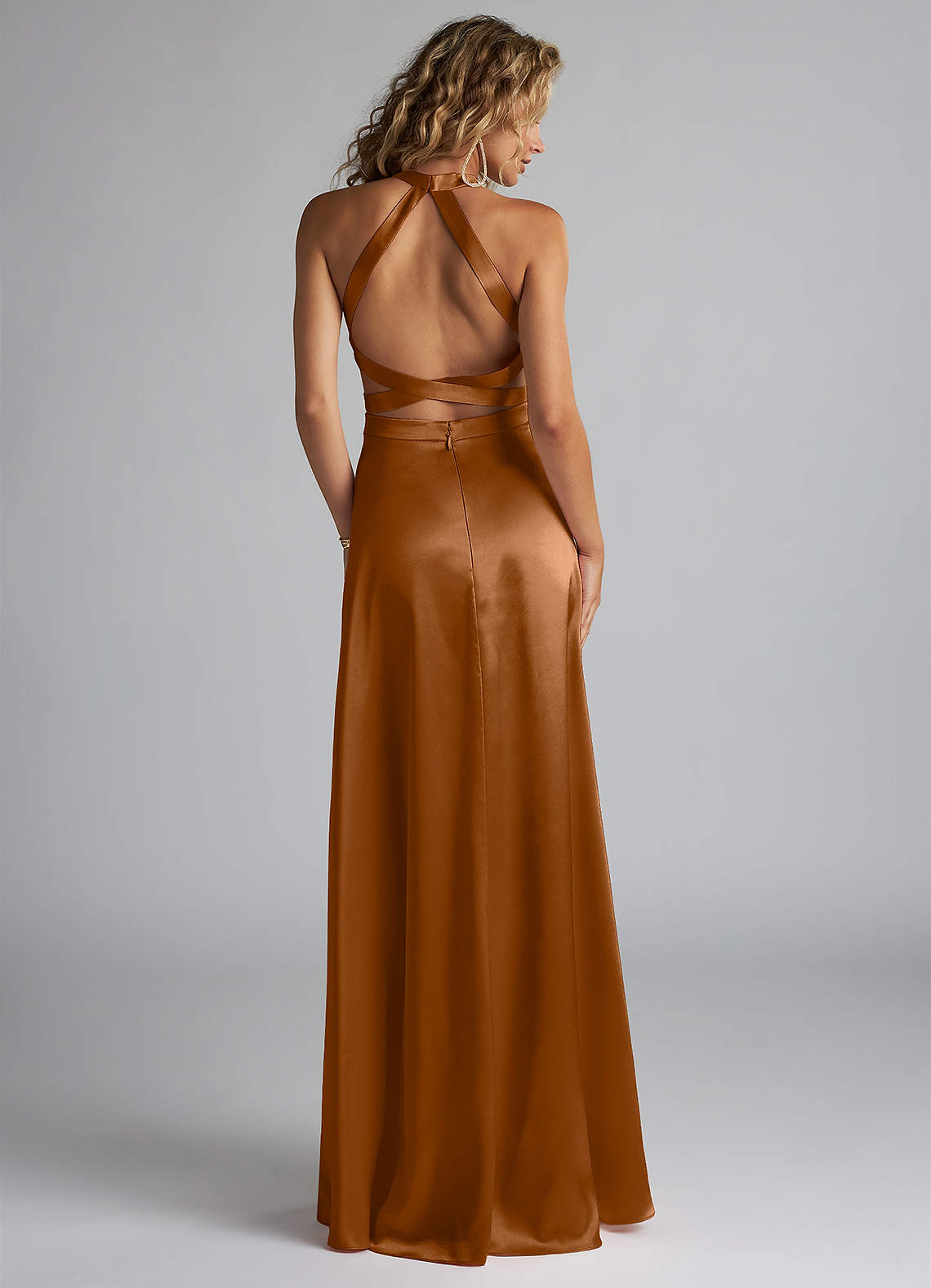 Copper Azazie Clarice Bridesmaid Dresses | Azazie