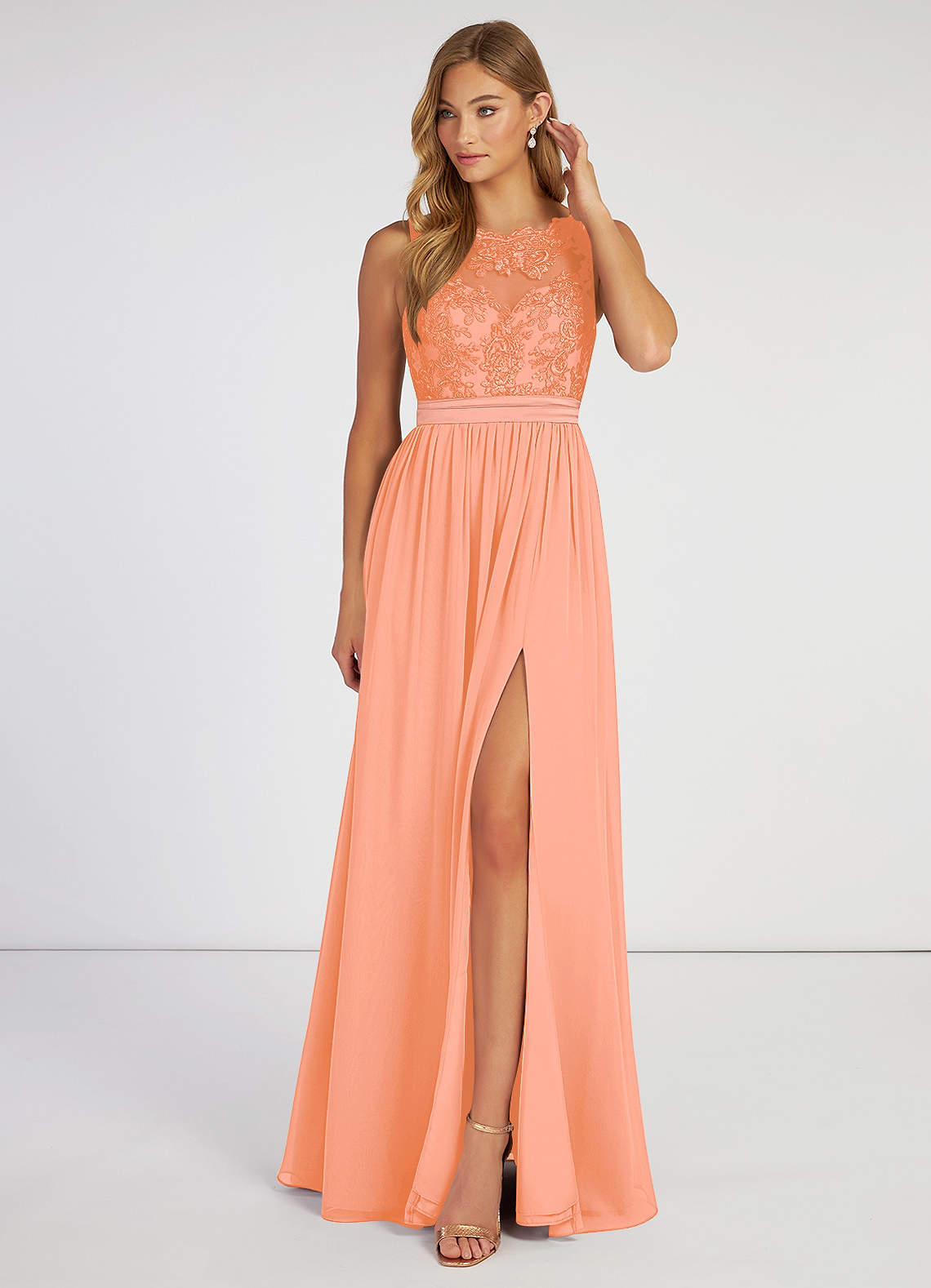 Azazie Elly Sunset Bridesmaid Dresses | Azazie