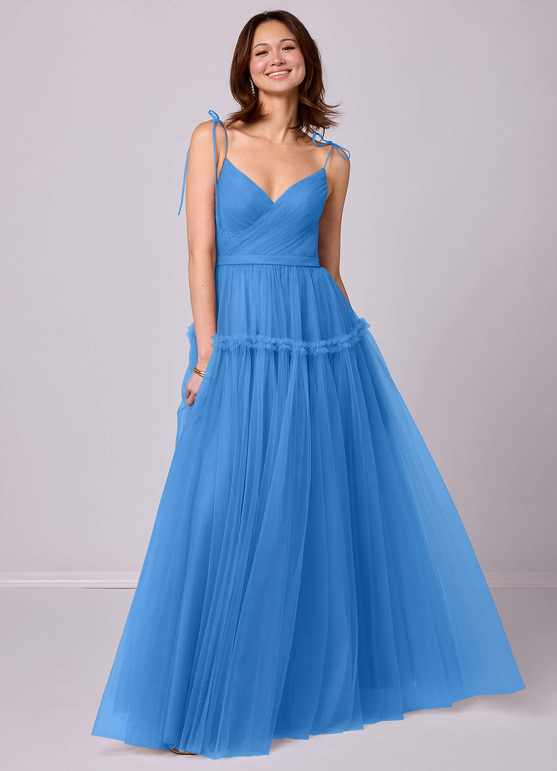Barbie™ AZAZIE 1035 Blue Jay Bridesmaid Dresses | Azazie