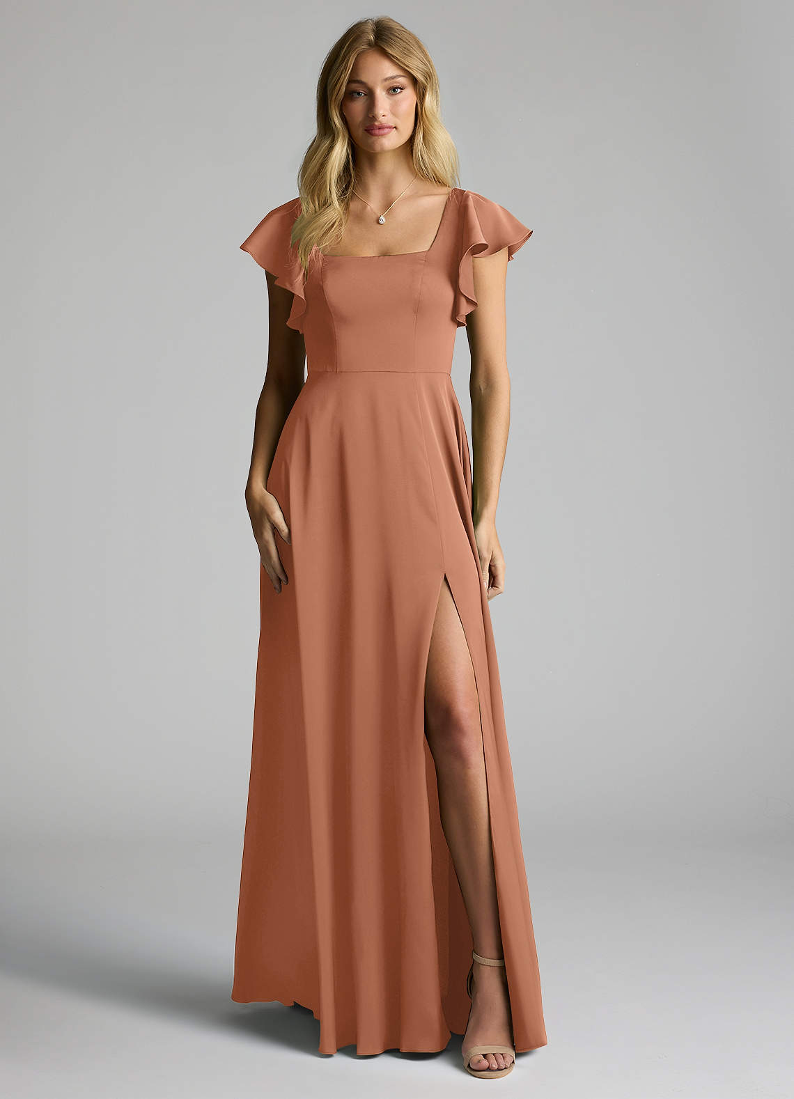 Bronzer Azazie Bondi Bridesmaid Dresses | Azazie