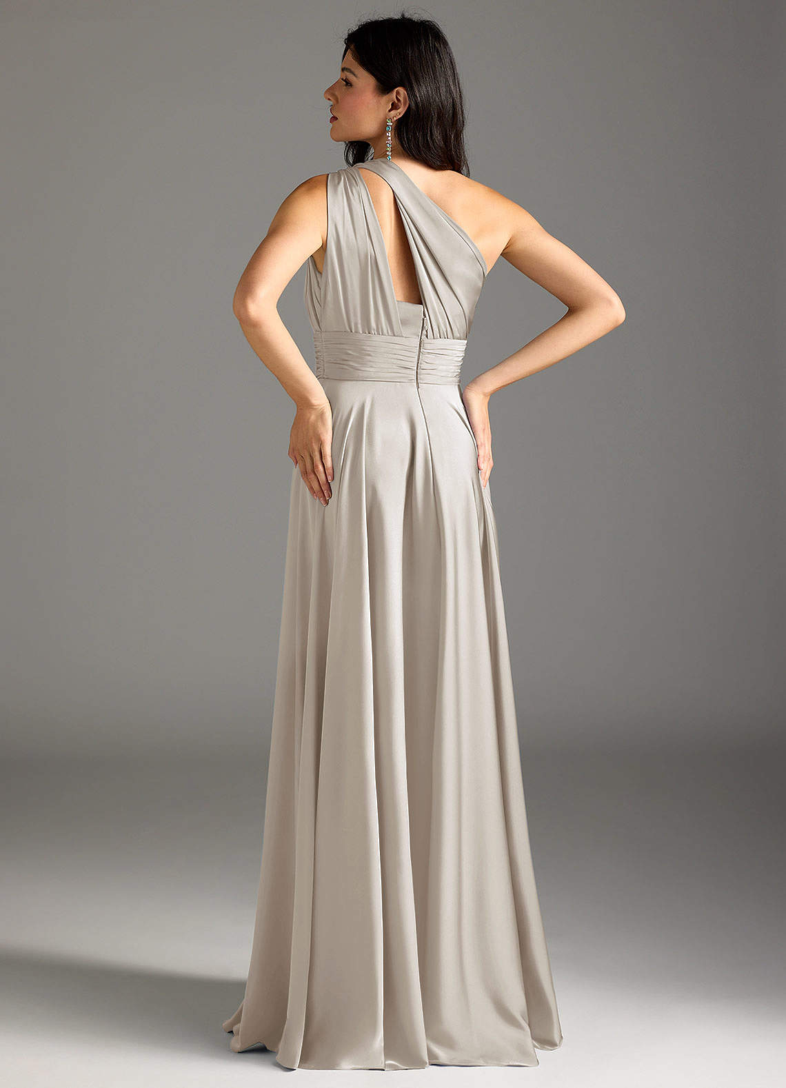Azazie Charlize Silver Bridesmaid Dresses | Azazie