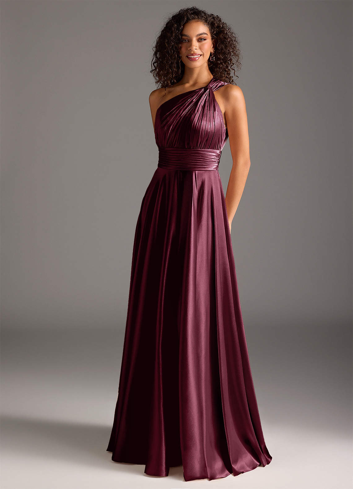 Azazie Charlize Cabernet Bridesmaid Dresses | Azazie