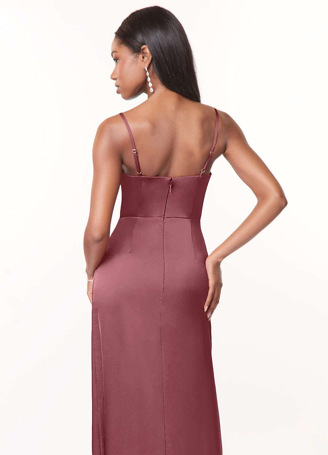 Azazie Maci Stretch Satin Dress Bridesmaid Dresses | Azazie